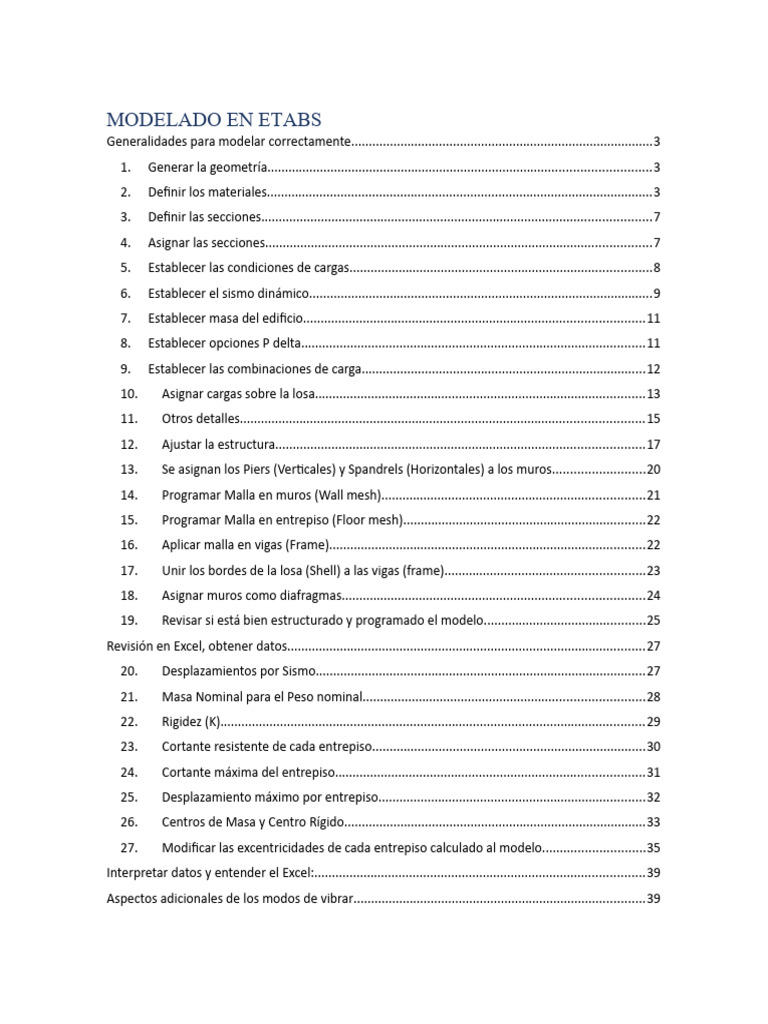 Guía de Modelado en ETABS | PDF | Rigidez