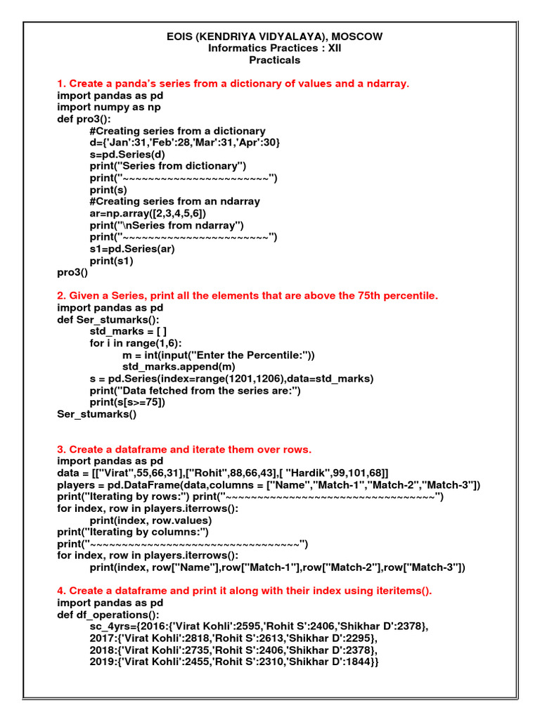 12 Ip Practical Exampl Pdf Computing Information Retrieval 