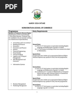 Msu February 2024 Intake | PDF | Bachelor's Degree | Academic Degree