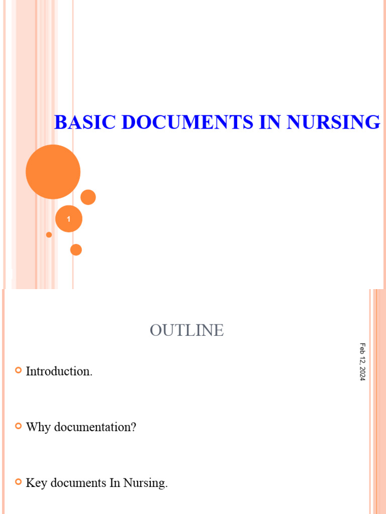 Essential Nursing Documentation Guide | PDF | Nursing | Hospital