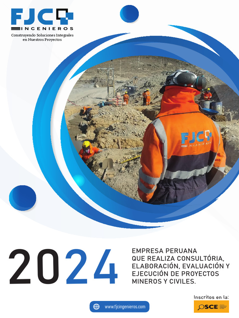 FJC INGENIEROS Broshure 2024 | PDF | Minería | Ingeniería