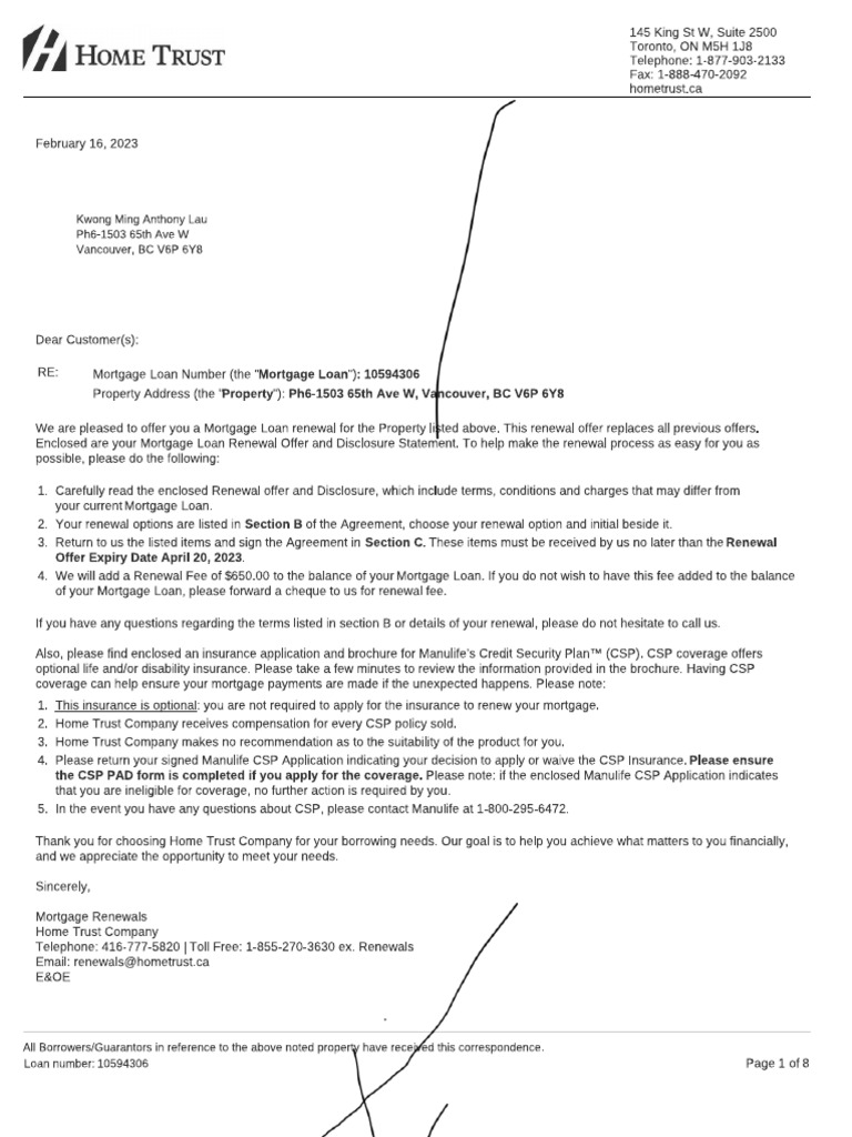 2023 - Renewal Offer | PDF