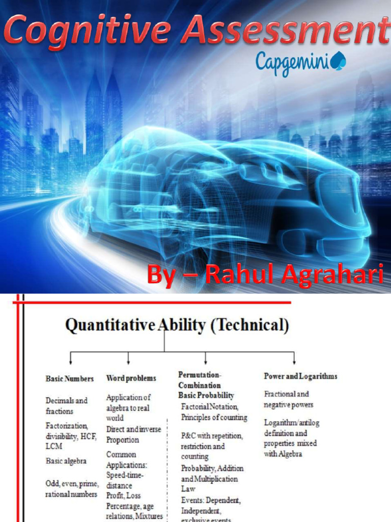 Capgemini Cognitive Assessment | PDF | Ratio
