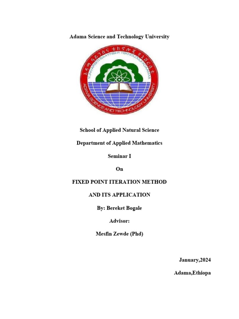 Seminar | PDF | Numerical Analysis | Equations