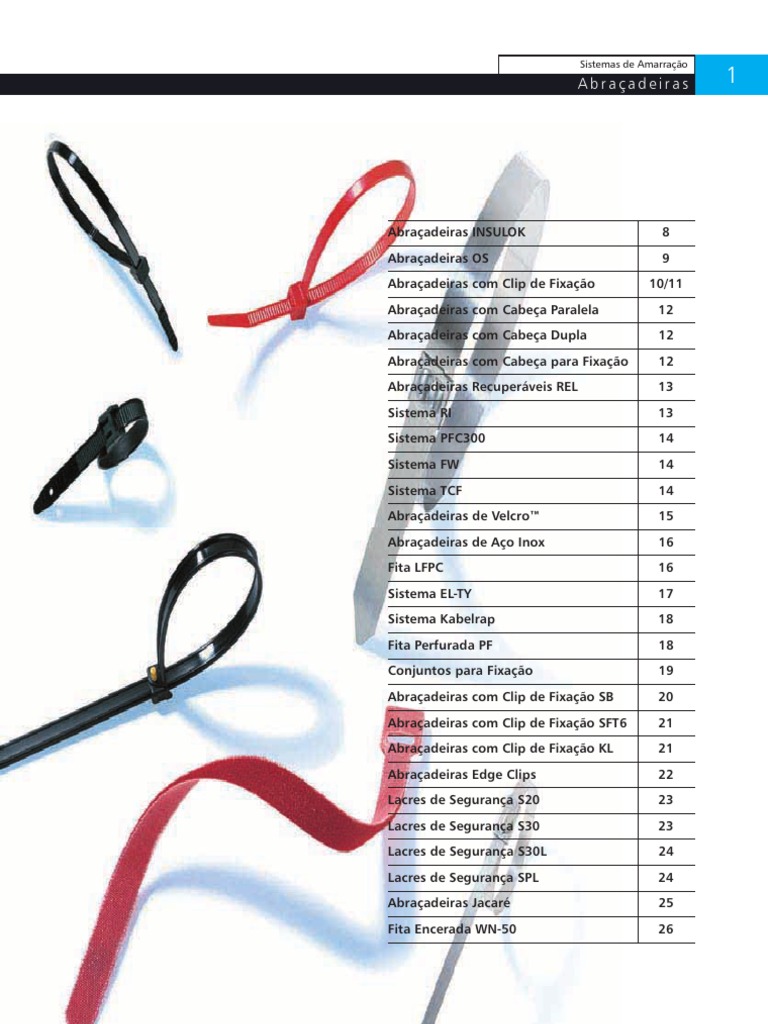 Abracadeiras Hellerman | PDF | Parafuso | Cor