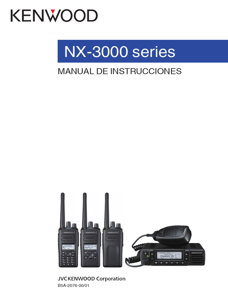 Manual de Instrucciones NX-3000 | PDF | Bluetooth | Contraseña