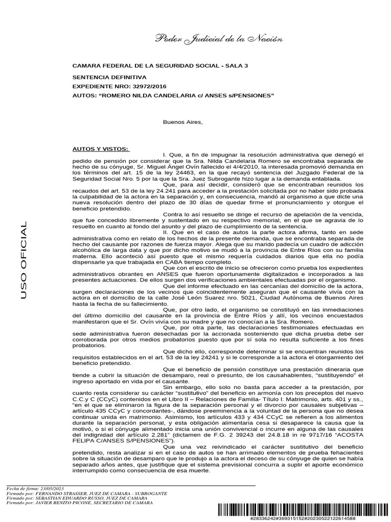Jurisprudencia 2023 Fallo Jurisprudencia 2023 Fallo