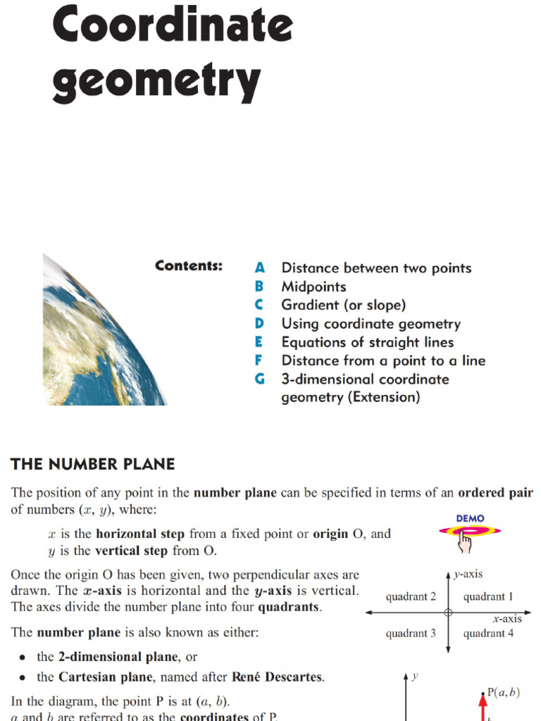 Distance Formula and Midpoint | PDF