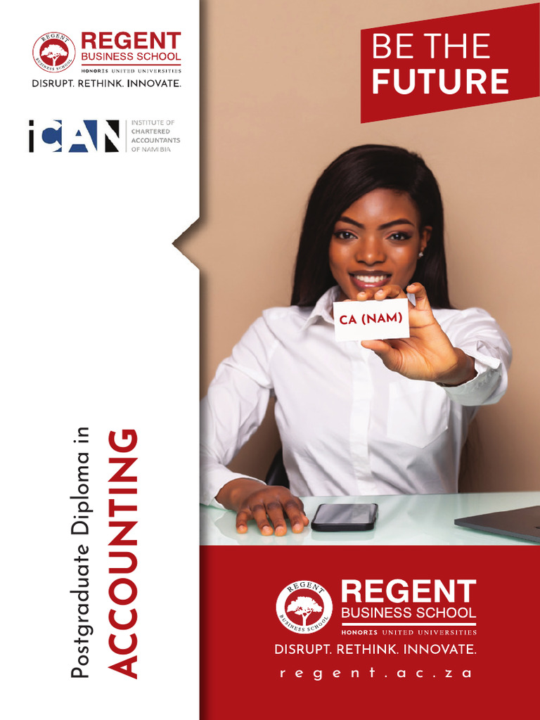 PGDA Brochure A4 Folded NAM 1 | PDF | Accounting | Postgraduate Education