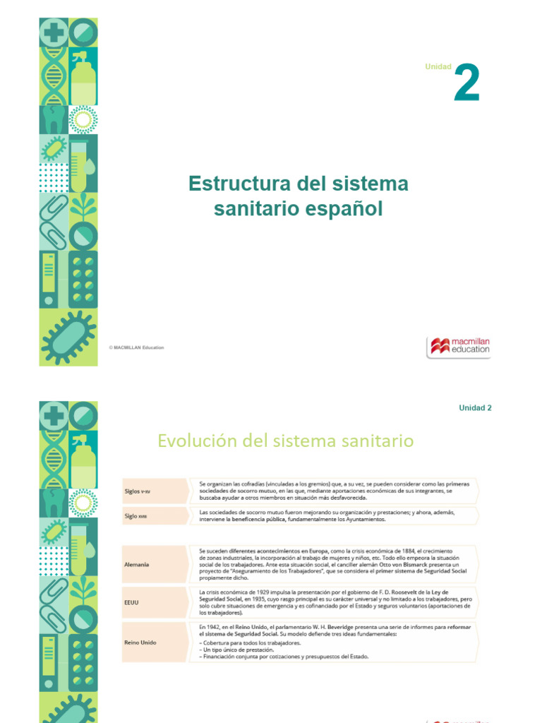 Estructura Del Sistema Sanitario | Descargar gratis PDF | Programas sociales | Gobierno