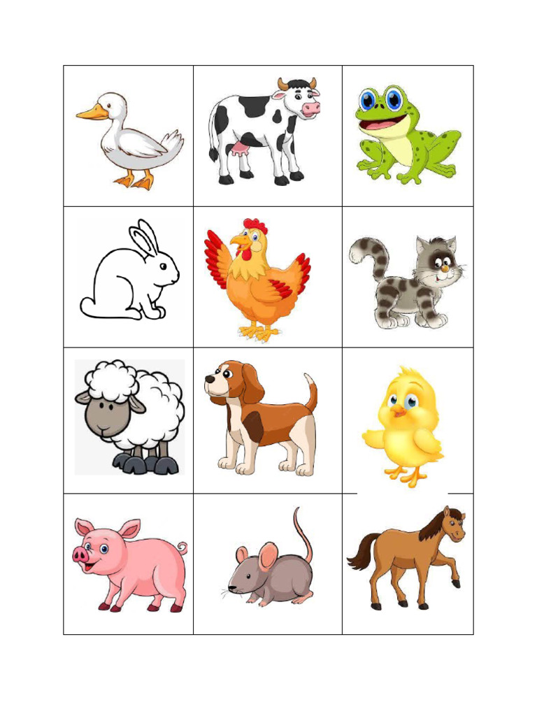Loteria de Animales | PDF