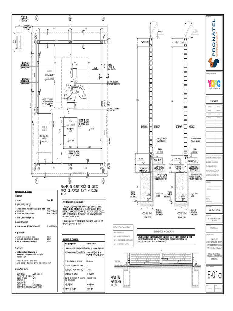 Detalles de Cimentación y Losas | PDF | Edificios y estructuras | Ingeniería
