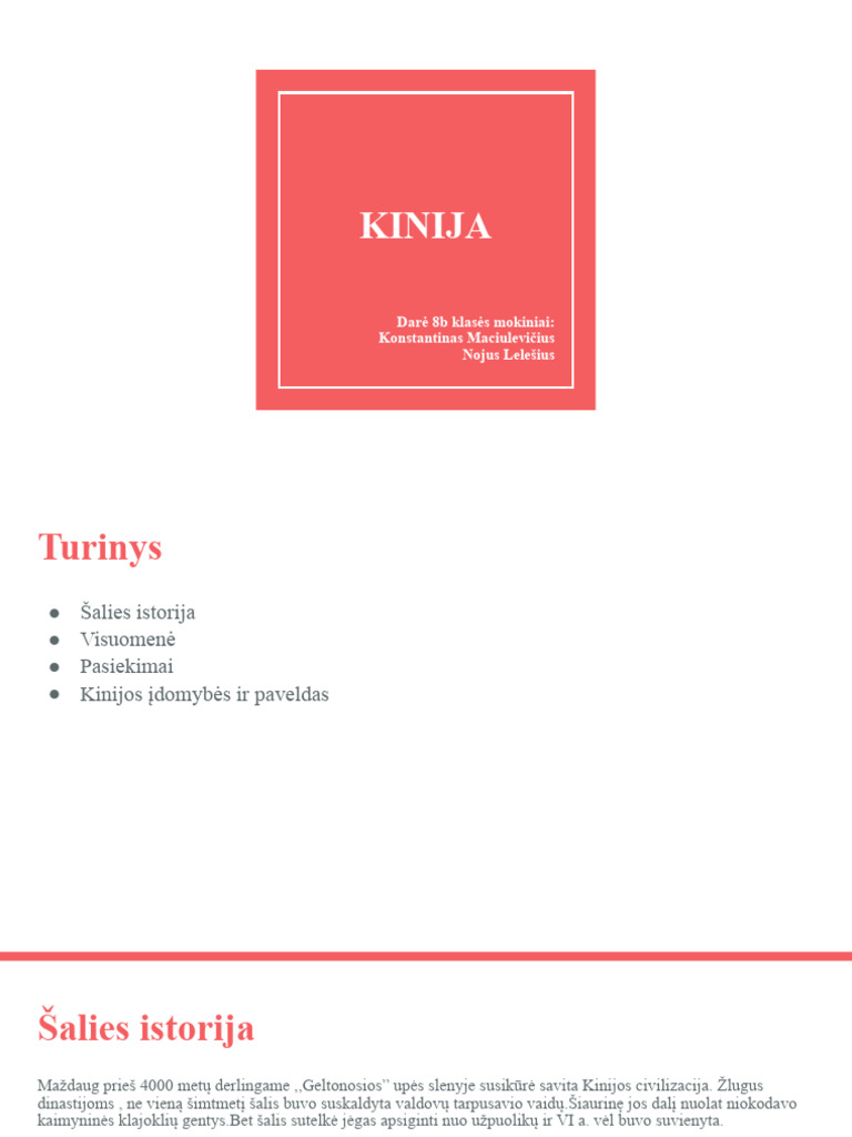 KINIJA | PDF