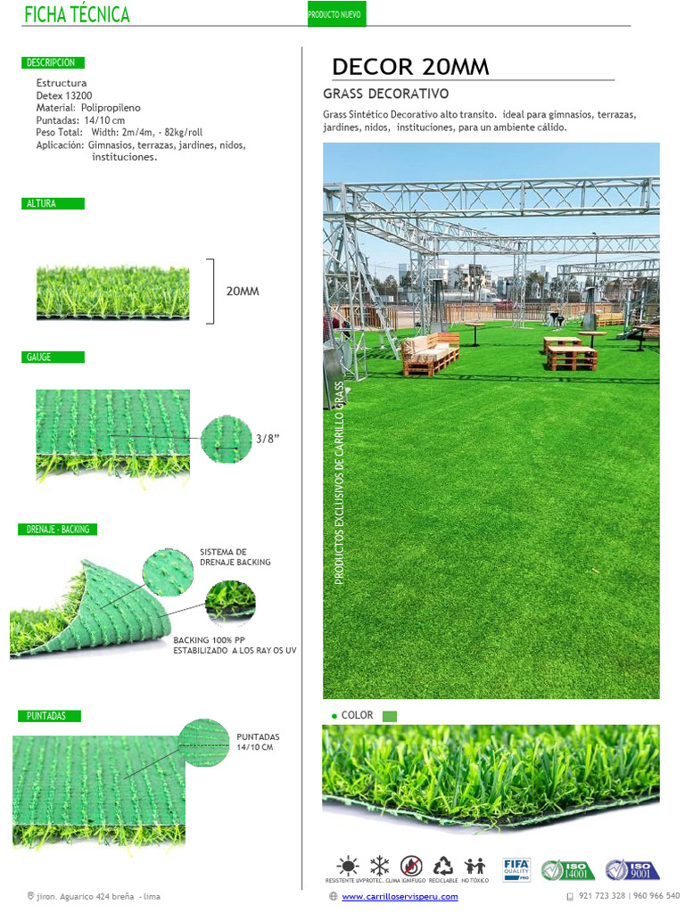 Ficha Tecnica 20mm | PDF