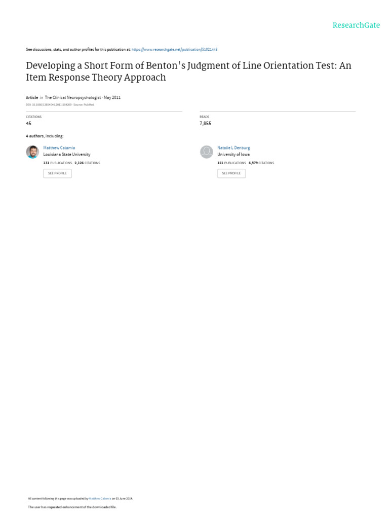 JLO Breve | PDF | Neuroscience | Cognition