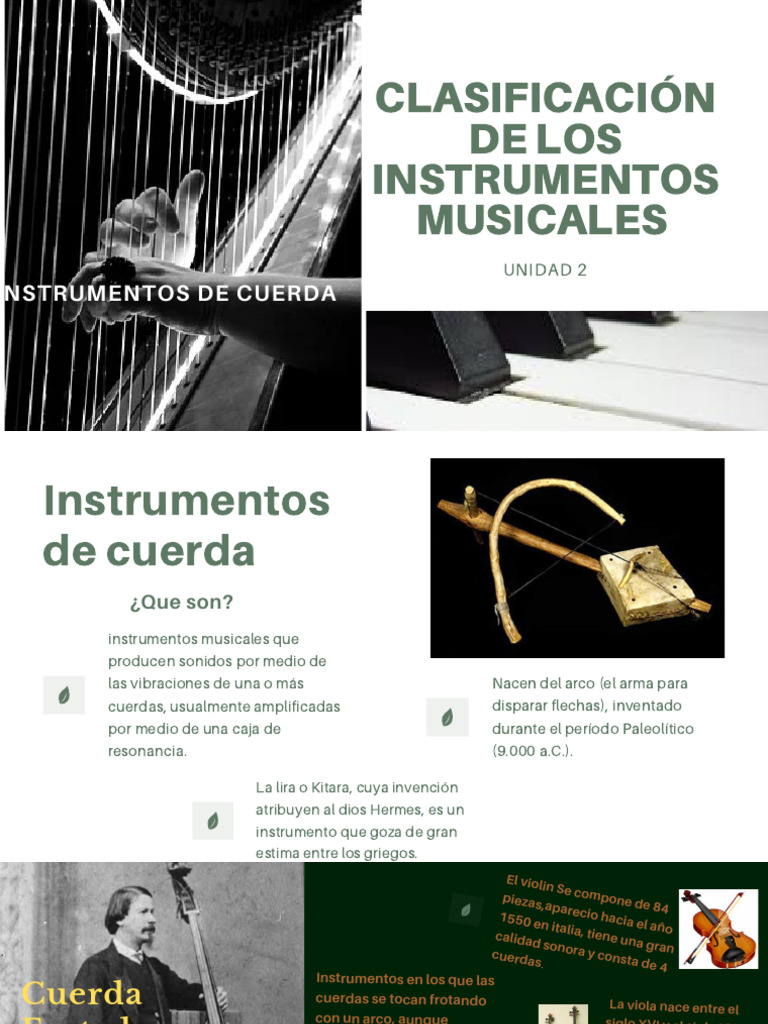Instrumentos de Cuerda | PDF | Instrumentos de cuerda | Piano