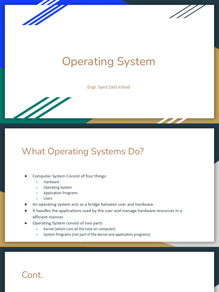 Operating System Fundamentals Guide | PDF | Scheduling (Computing) | Operating System