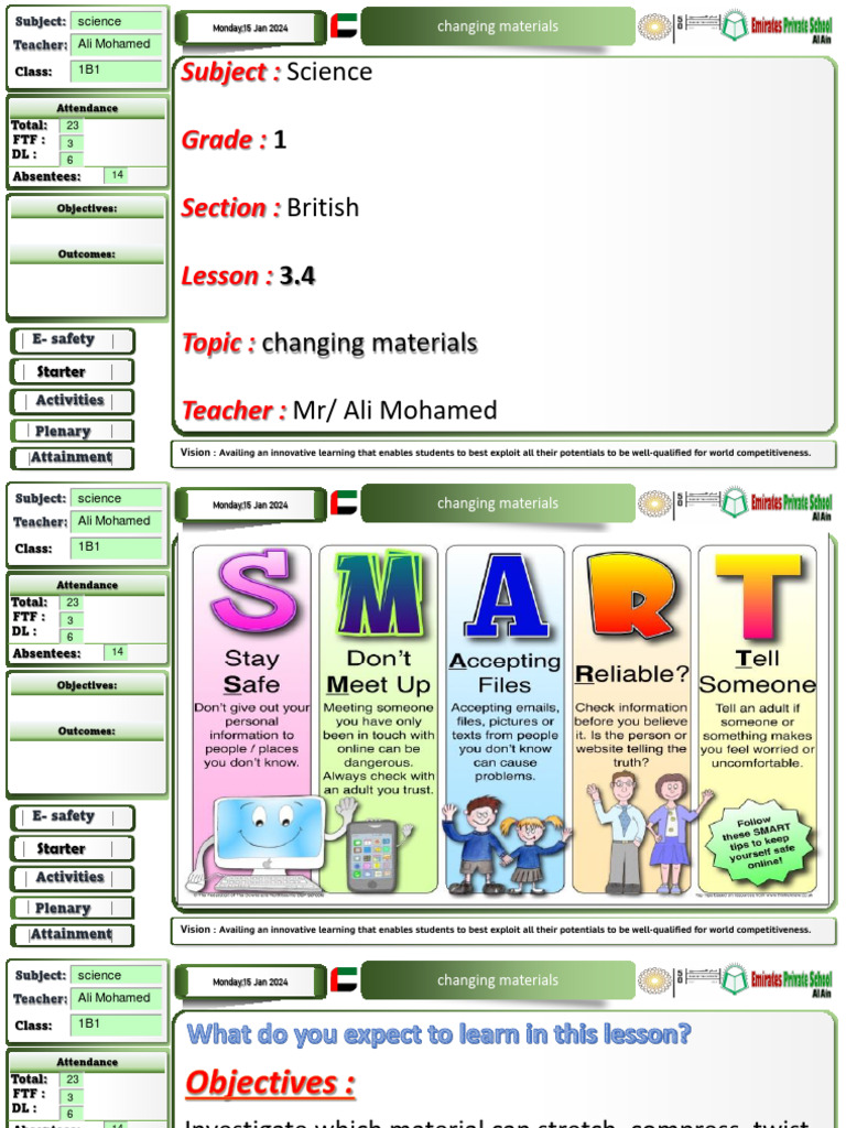 Changing Materials | Download Free PDF | Cognitive Science | Learning