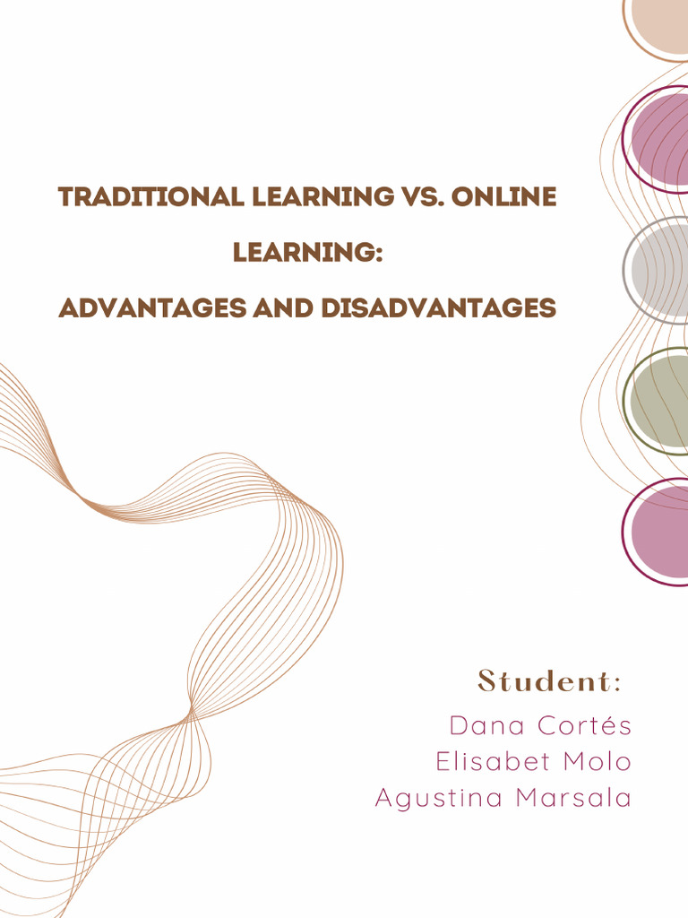 Traditional Learning vs. Online Learning | PDF
