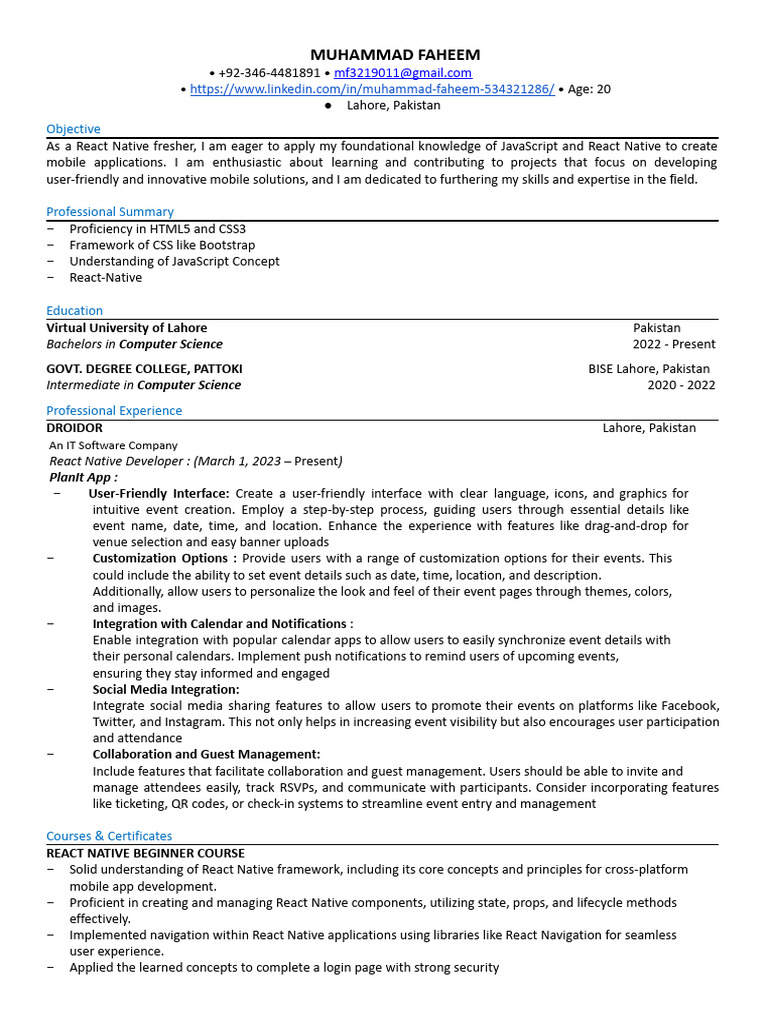 M Faheem's | PDF | Mobile App | Usability