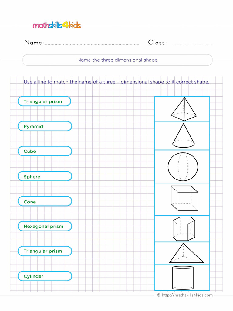 02 Identify Three Dimensional Shapes q765q | PDF