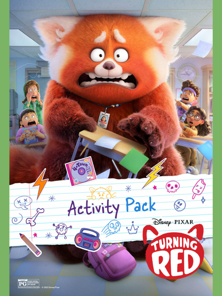 Turning Red Activity Sheets | PDF