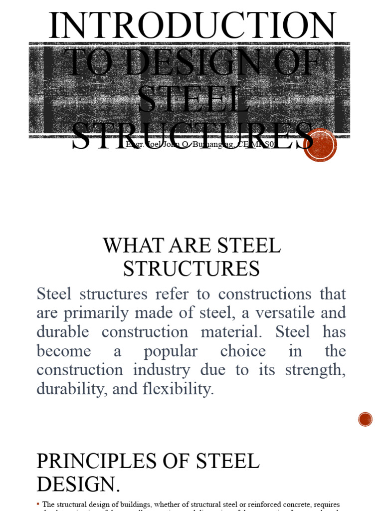 Steel Design Module 1 | PDF | Structural Load | Reinforced Concrete