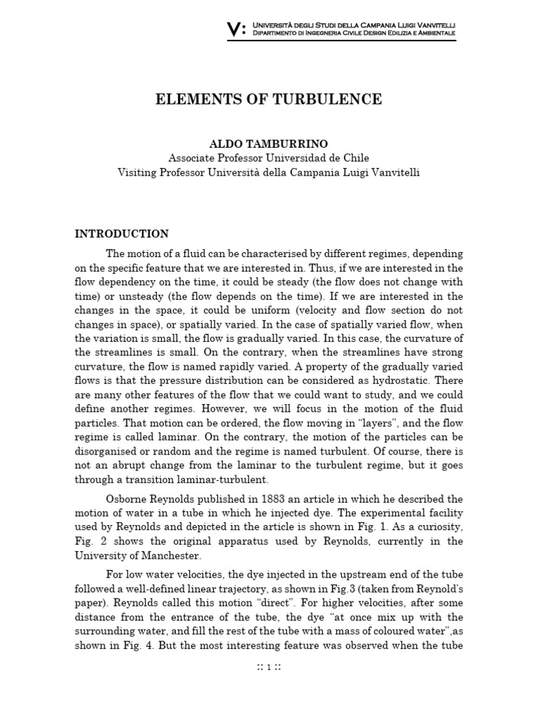 Understanding Fluid Turbulence Dynamics | PDF | Turbulence | Reynolds ...