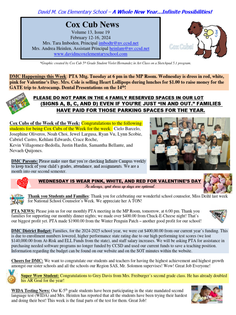 Cox News Volume 13 Issue 19 | PDF