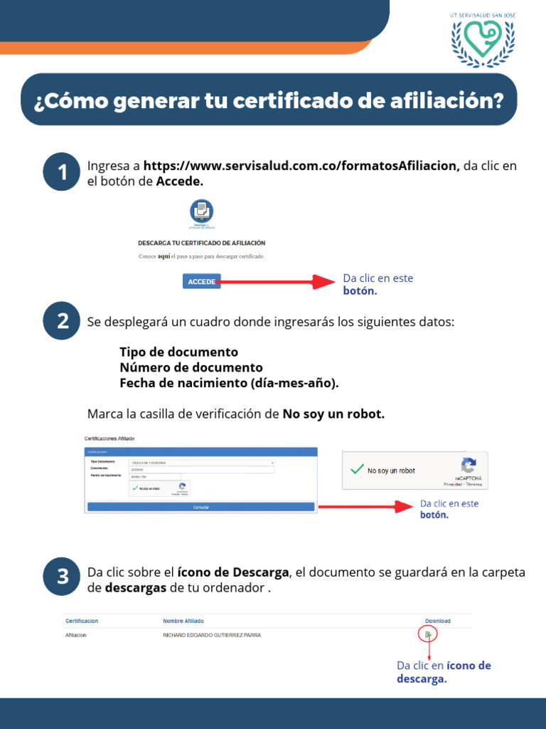 ABC Generar Certificados de Afiliaciones | PDF
