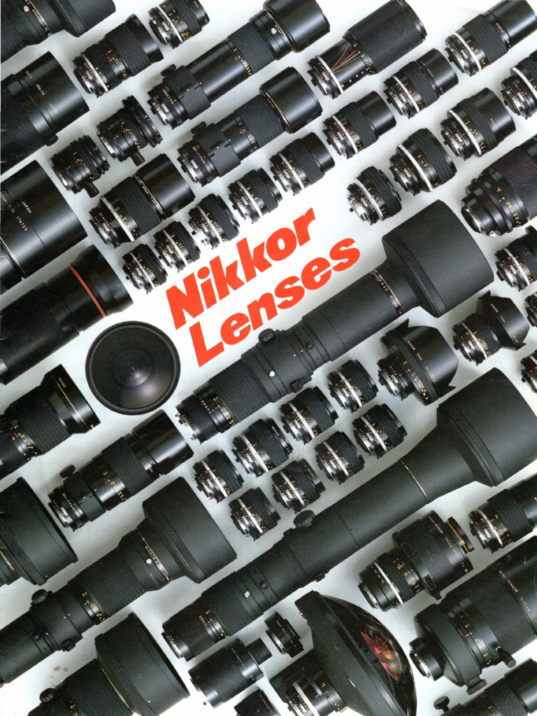 Nikkor Lenses Brochure - 1984 | PDF | Camera Lens | Zoom Lens