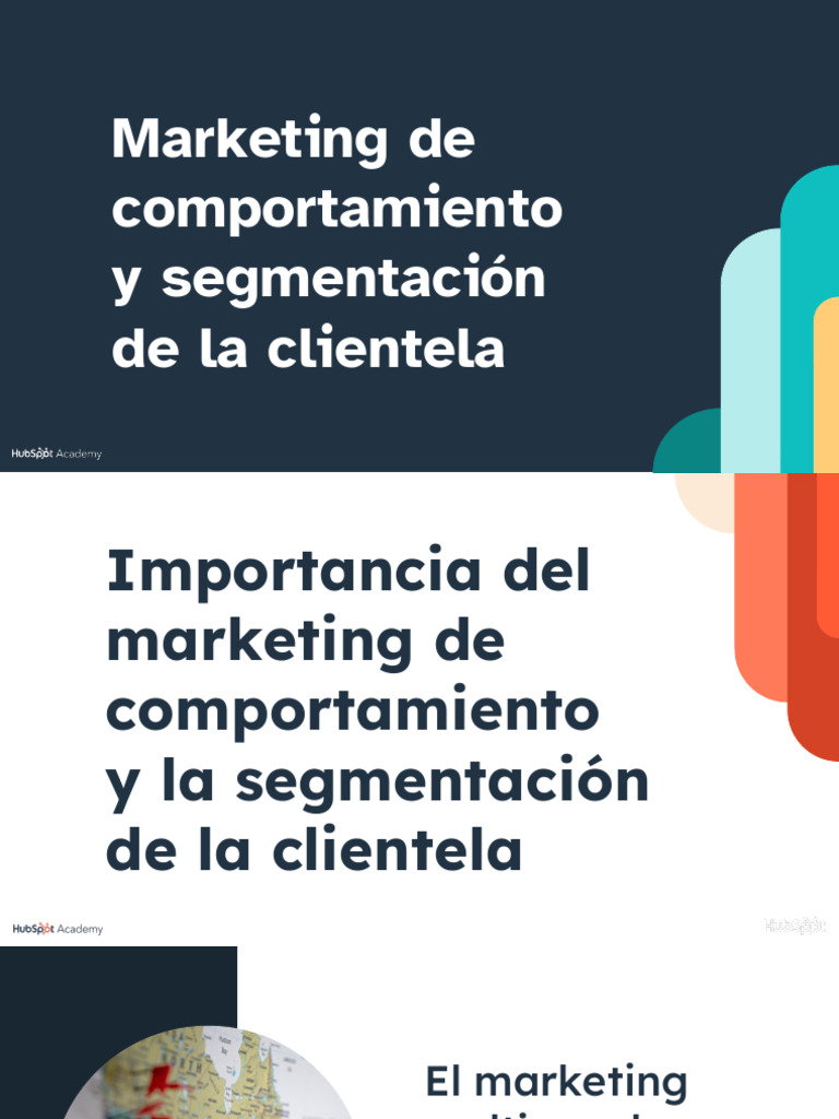 Lección 5 - Marketing de Comportamiento y Segmentación de La Clientela - Diapositivas ...