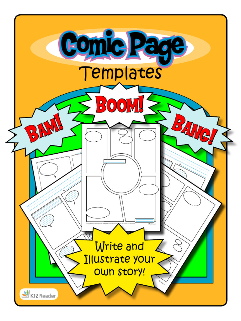 Comic Pages Template | PDF | Freedom Of Expression Law | Copyright Law
