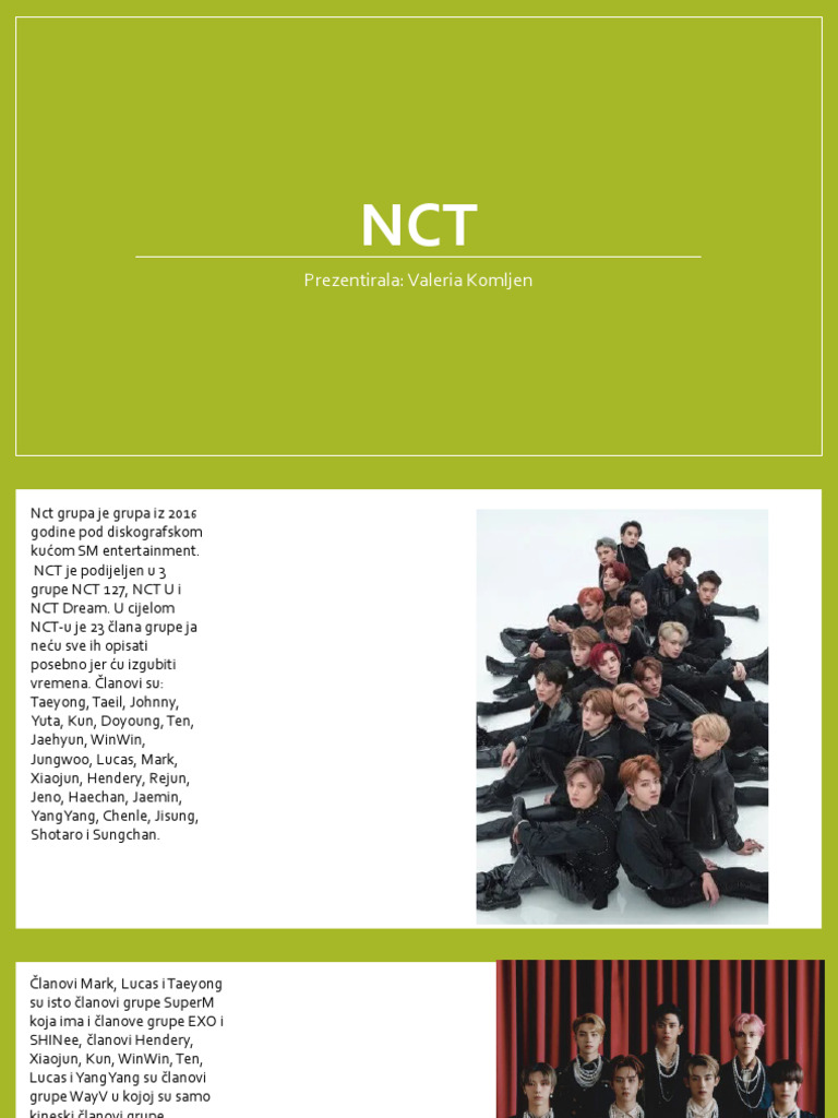 NCT Prezentacija | PDF