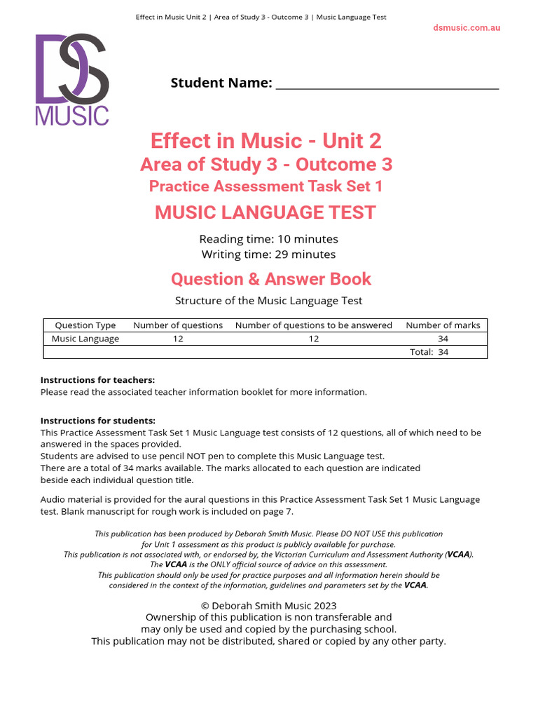 Music Language Exam | PDF | Chord (Music) | Musicology