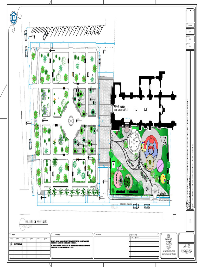 A1-02 Planta Arquitectonica de Conjunto Propuesta (Fase 1 y Fase 2) | PDF