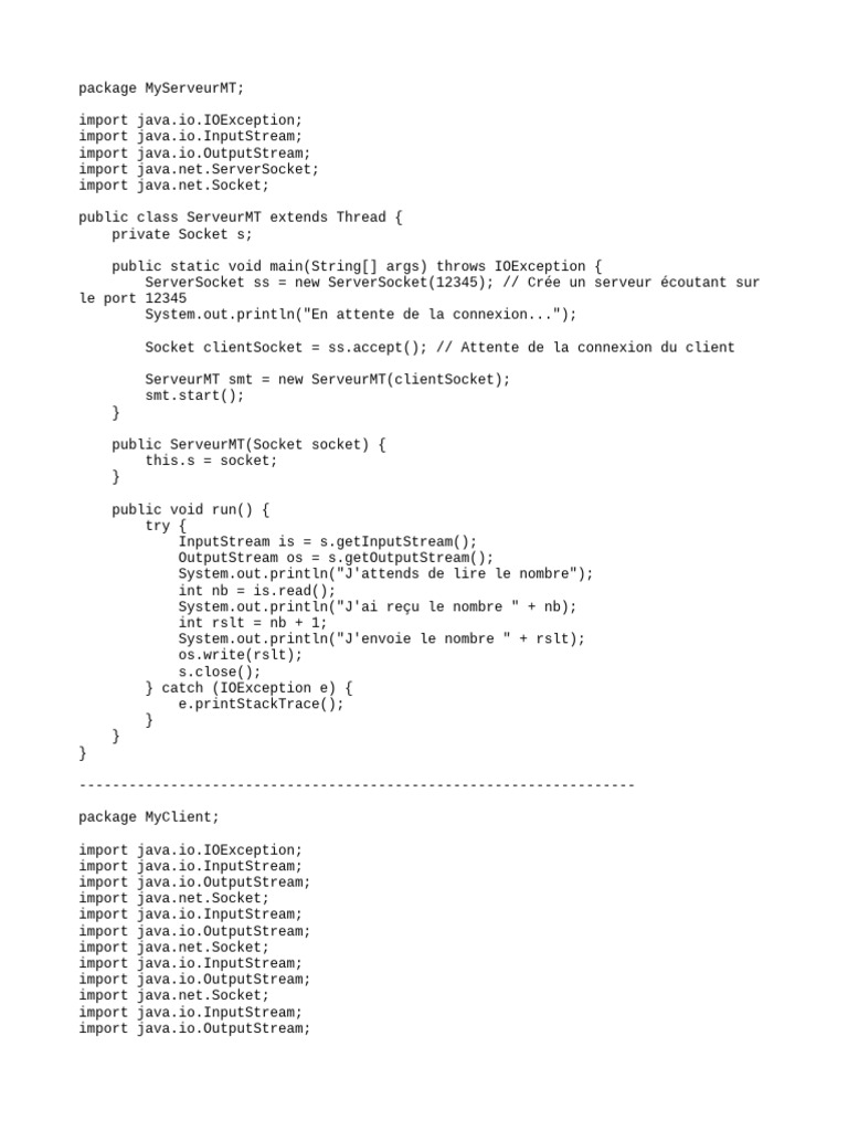 Java Socket Programming Guide | PDF | Computer Programming