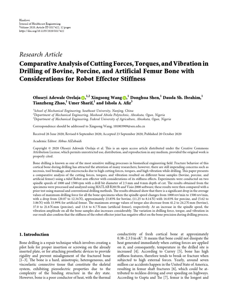 Comparative Analysis Of Cutting Forces Torques And Pdf Drilling Force