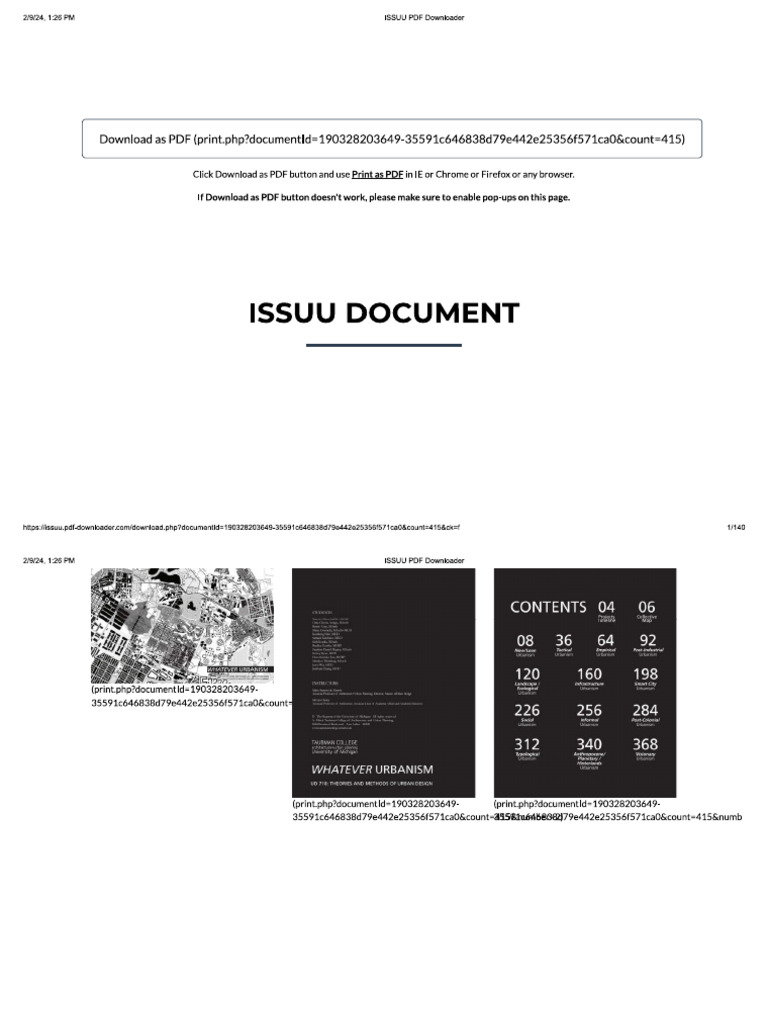 ISSUU PDF Downloader | PDF