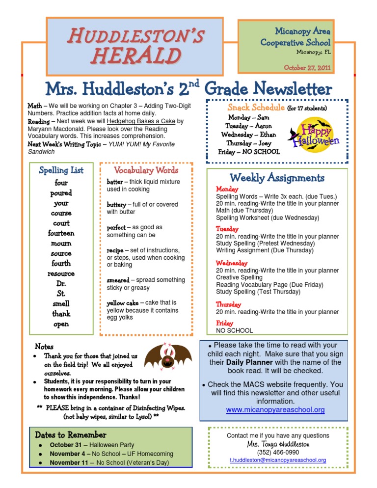 Weekly Herald 10-27-11pdf | PDF | Foreign Language Studies | Wellness