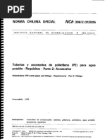 NCH 2702-2002 Cámaras de Inspección Domiciliarias | PDF | Hormigón | Alcantarillado