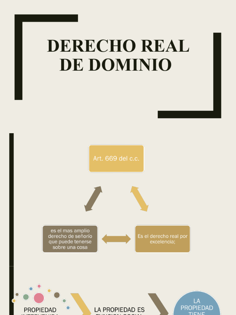 Derecho Real de Dominio | PDF | Propiedad | Justicia