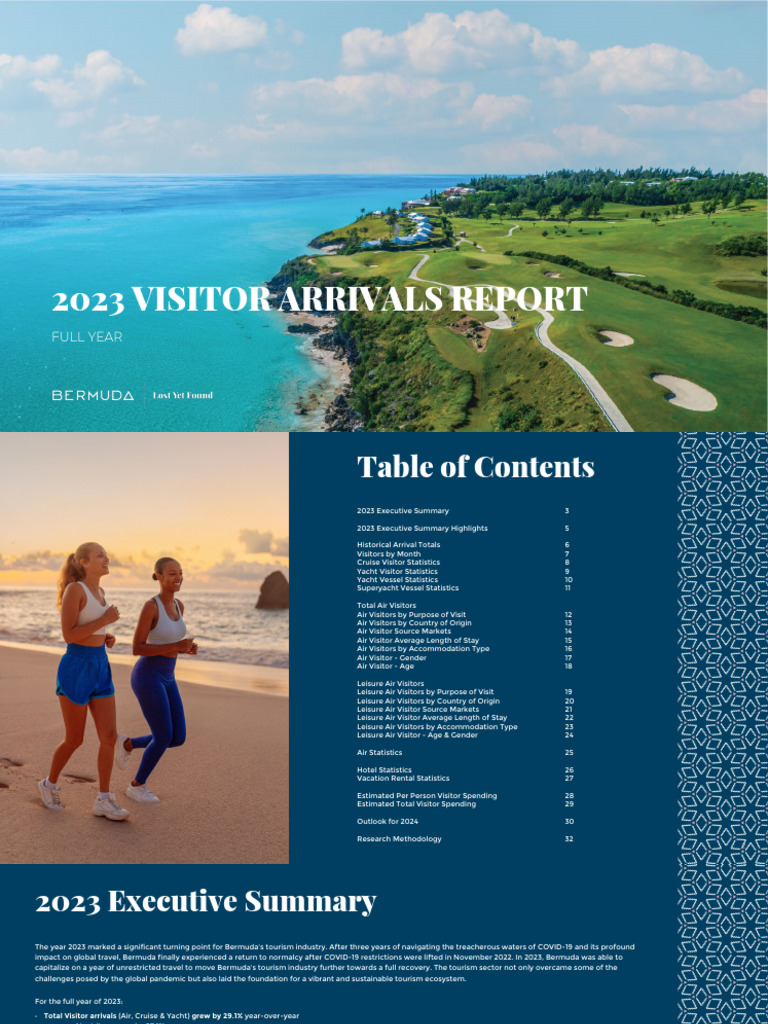 Year End 2023 Tourism Measures 1 | PDF | Tourism | Ships