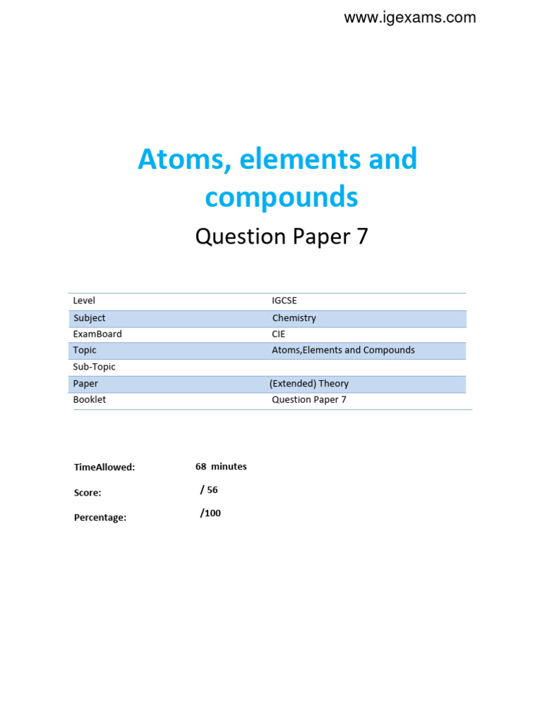 Atoms 10 | PDF | Chemical Elements | Electrode