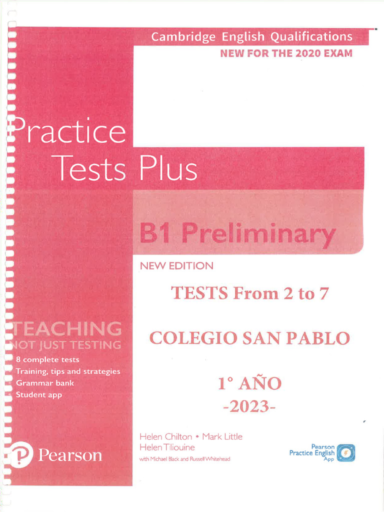 B1 Preliminary - Booklet | PDF