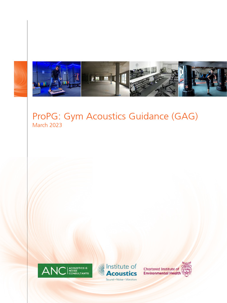 ProPG - GYM - Acoustic-Guidance | PDF | Noise | Physical Fitness