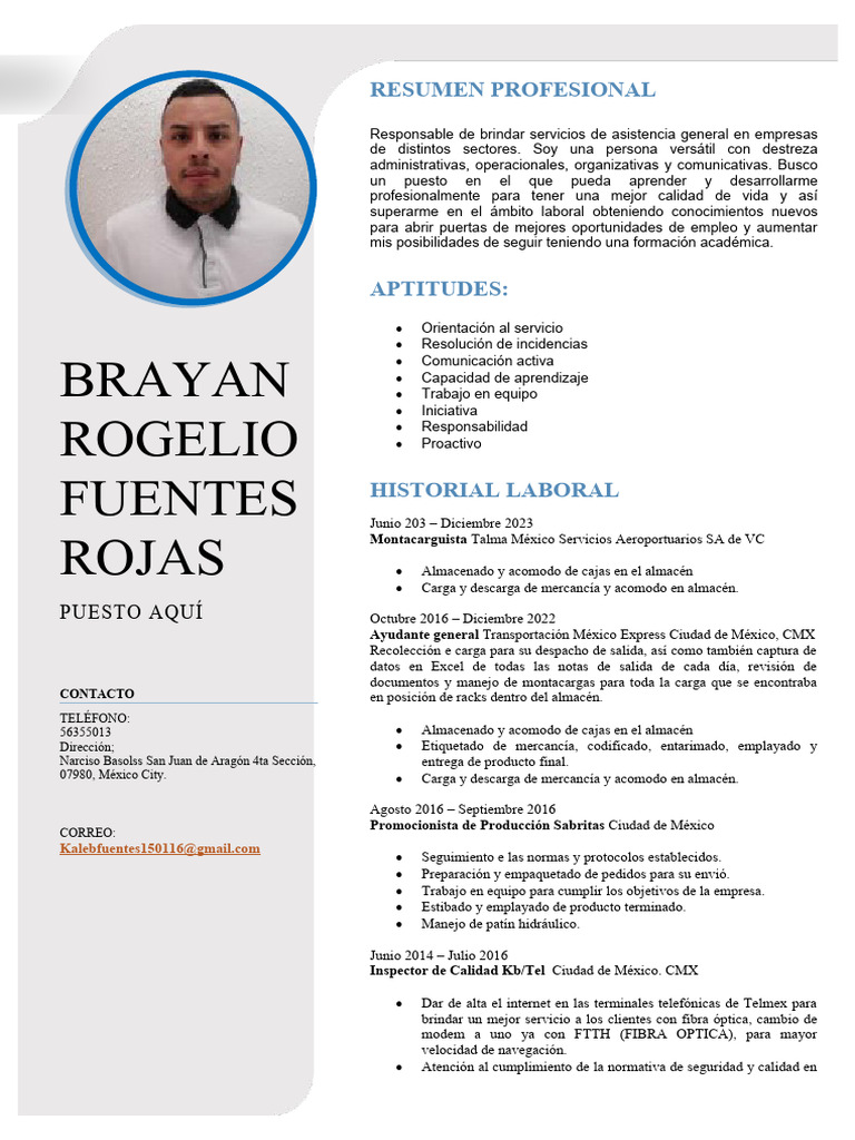 Historial Laboral | PDF | México