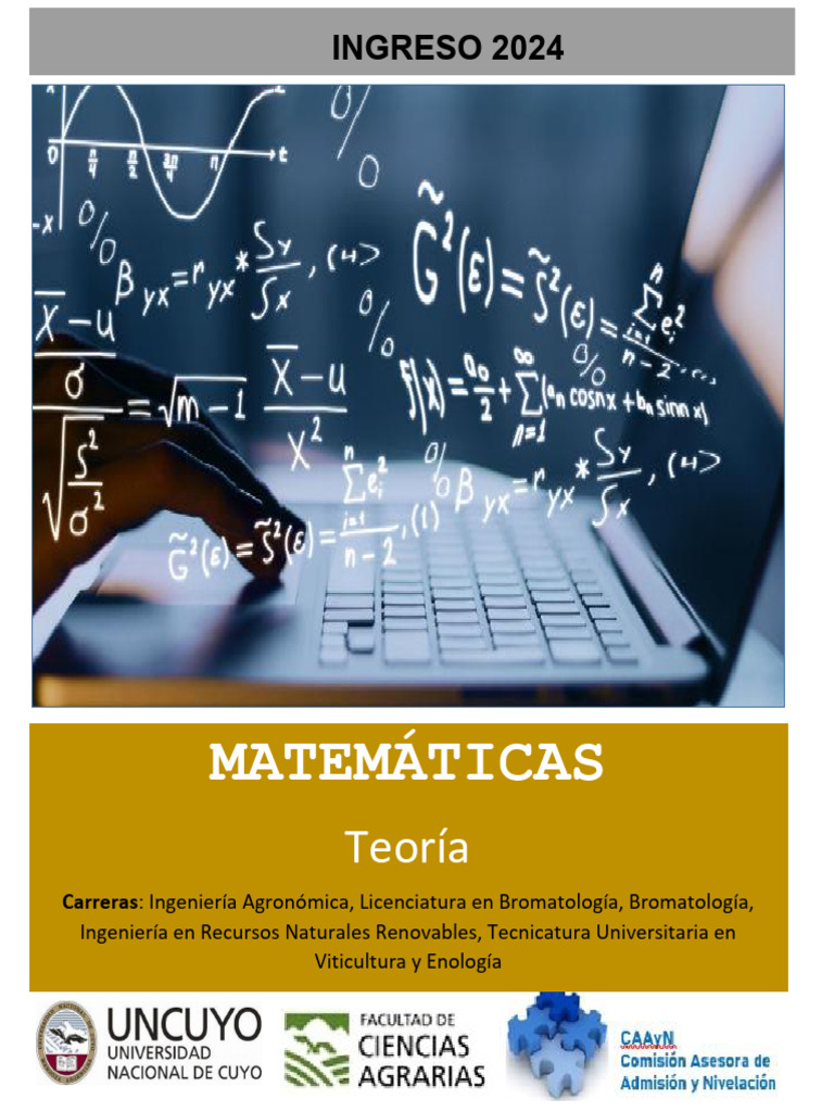 matematicascuadernillo-de-teoria-2024 | PDF | Proporción | Conjunto (Matemáticas)
