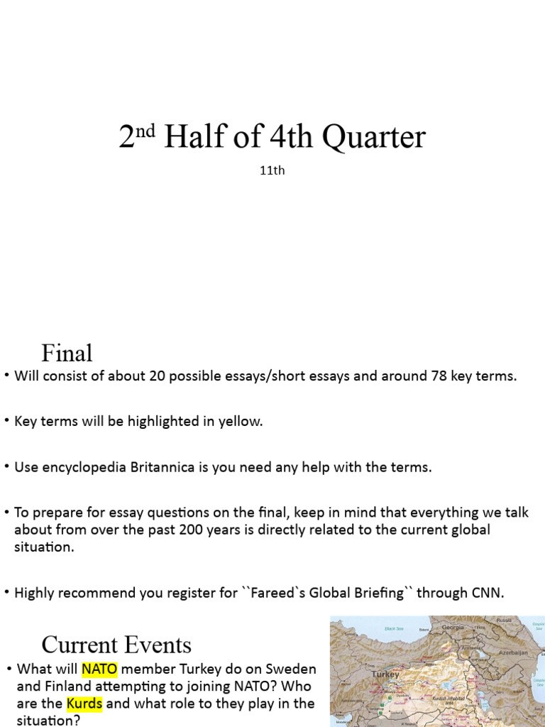2nd Half of 4th Quarter, 11th | PDF | World War II | North African Campaign