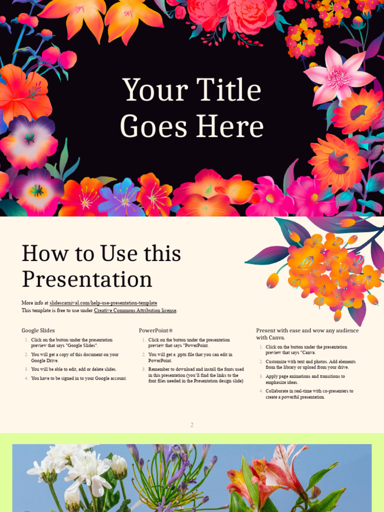 Amazing Botanical Slides SlidesCarnival | PDF | Microsoft Power Point ...